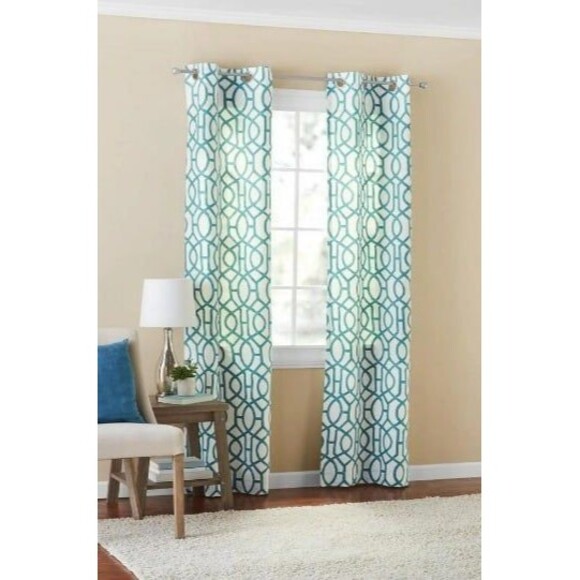 Mainstays | Accents | Mainstays Fretwork Window Curtain Panel Pair 6 X ...